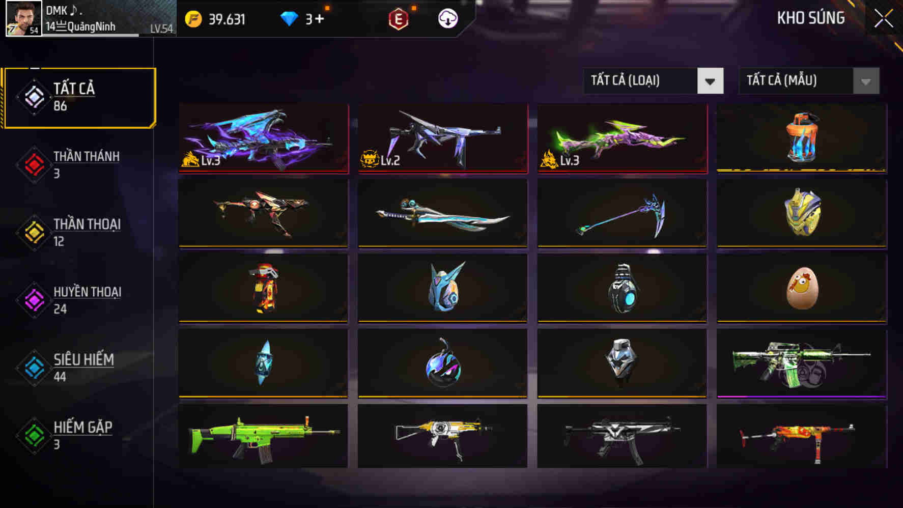 Tài khoản Free Fire #23658 - Free Fire
