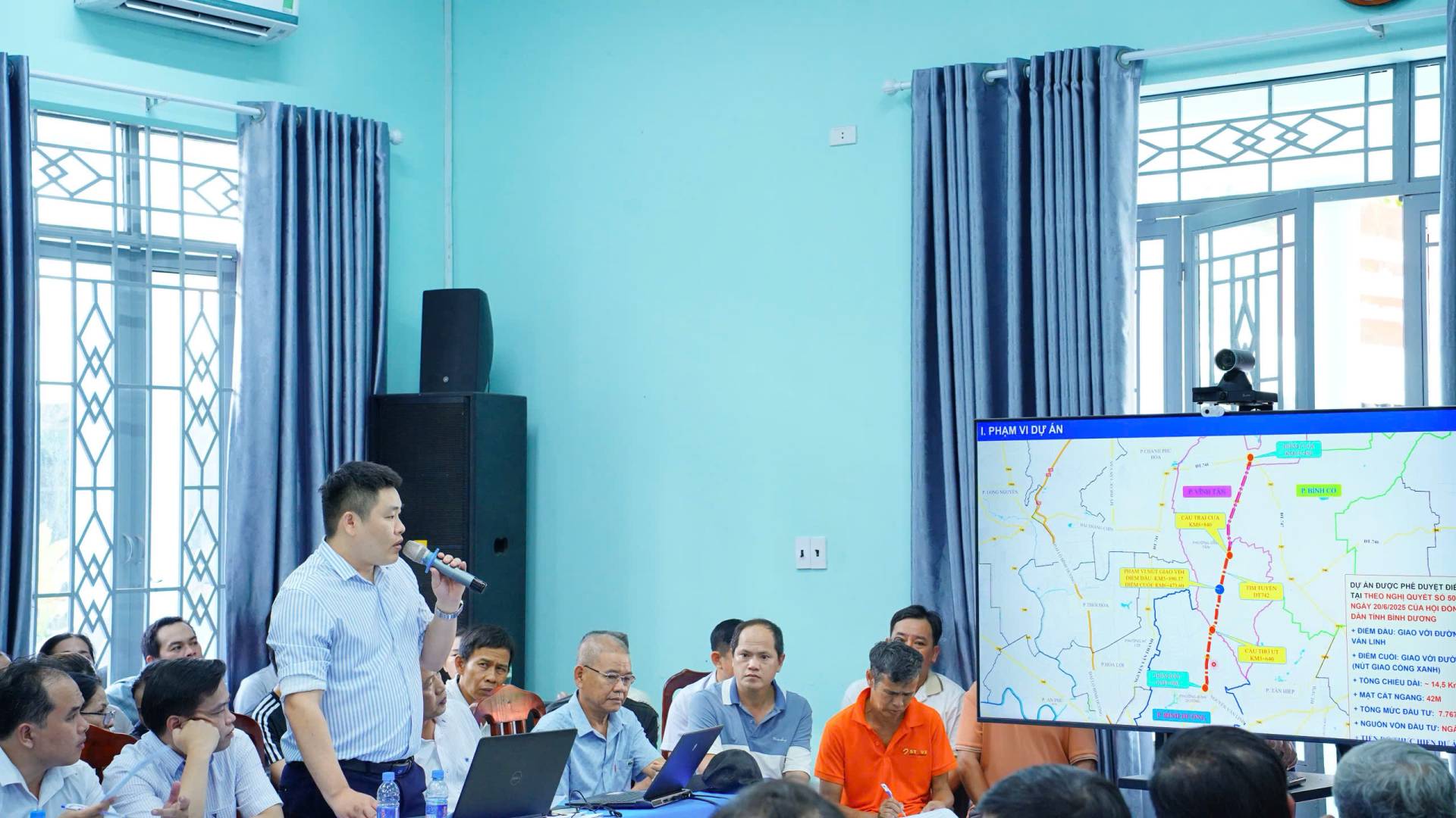 CÔNG BỐ THÔNG TIN DỰ ÁN NÂNG CẤP, MỞ RỘNG ĐƯỜNG ĐT.742 | PHƯỜNG VĨNH TÂN